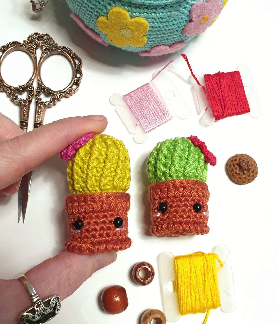 PDF, Crochet Pattern in German, Cactus - Etsy