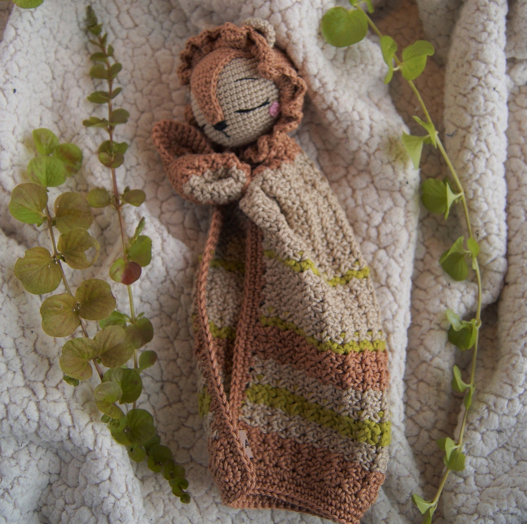 PDF German Crochet Pattern Cuddle Cloth Lion Cub Cuddle - Etsy