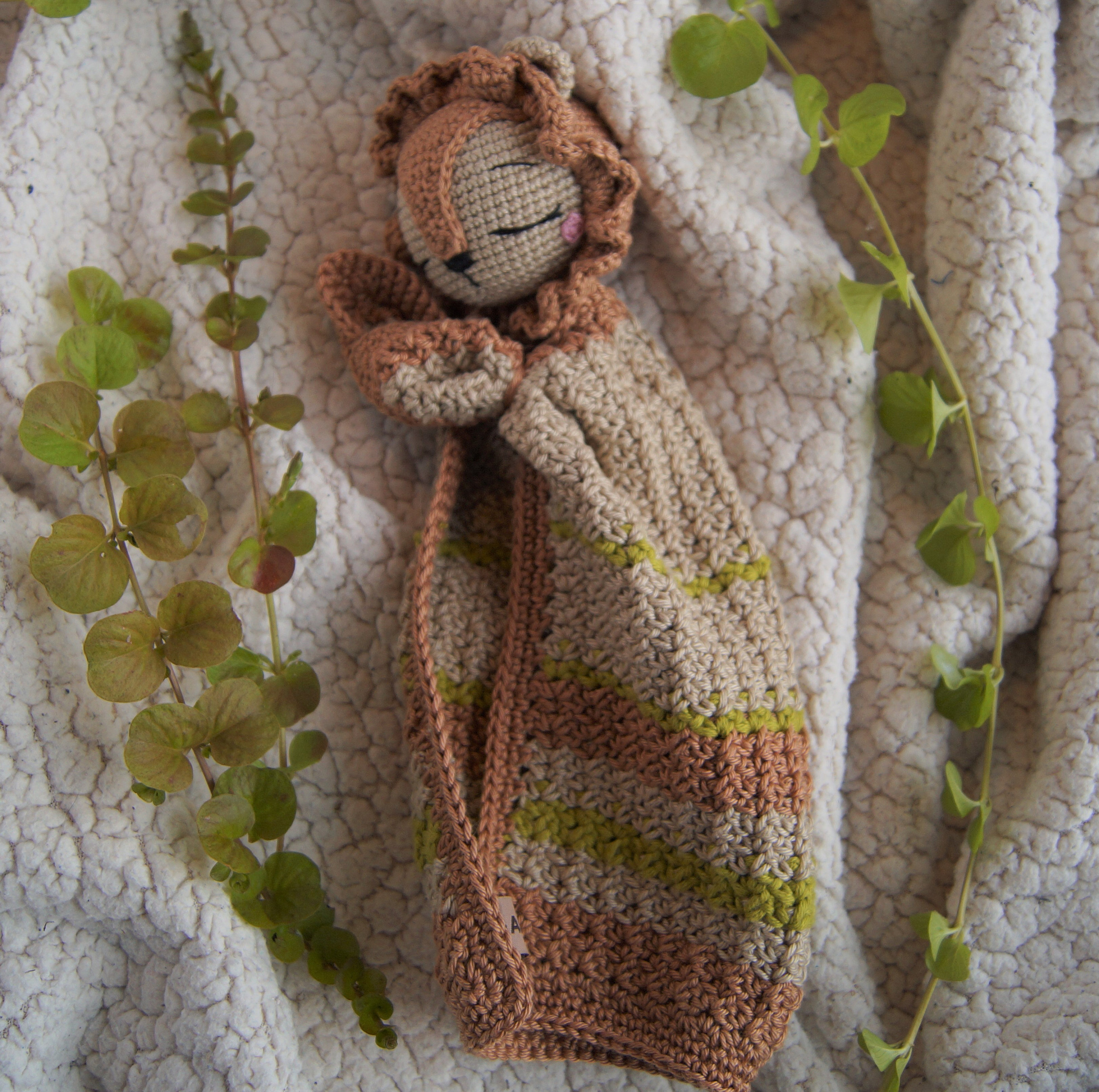 PDF German Crochet Pattern Cuddle Cloth Lion Cub Cuddle - Etsy