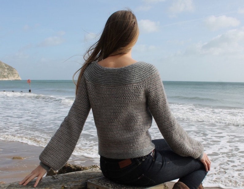 Pebble Jumper Sweater Crochet Pattern - Etsy