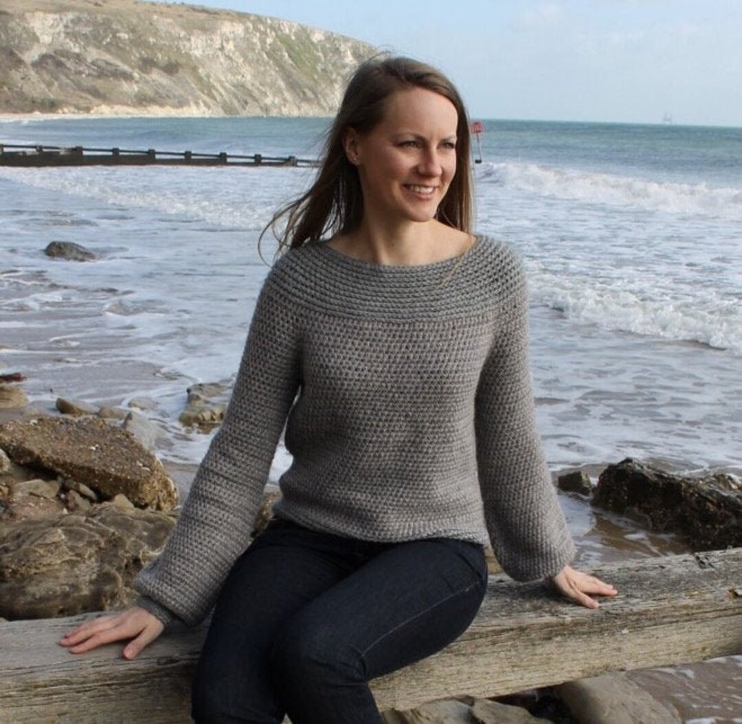 Pebble Jumper Sweater Crochet Pattern - Etsy