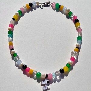 Peanuts Themed Mixed Beaded Necklaces Snoopy Necklace Woodstock ...