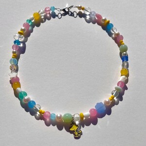 Peanuts Themed Mixed Beaded Necklaces Snoopy Necklace Woodstock ...