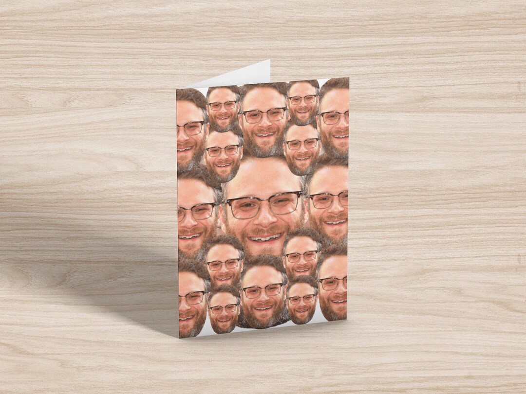 Seth Rogen Card Seth Rogen Greeting Card - Etsy