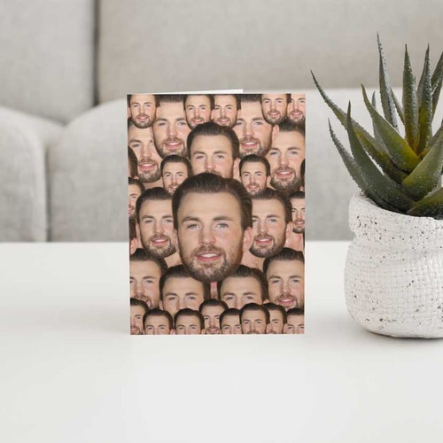 Chris Evans Birthday Card Chris Evans Card Chris Evans - Etsy