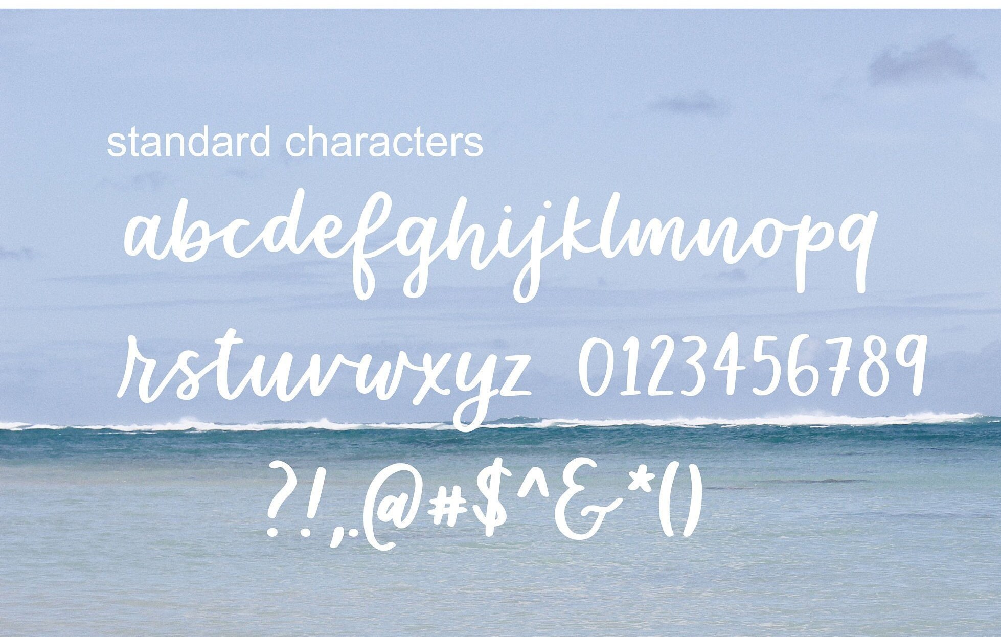 Shoreline Font - Etsy