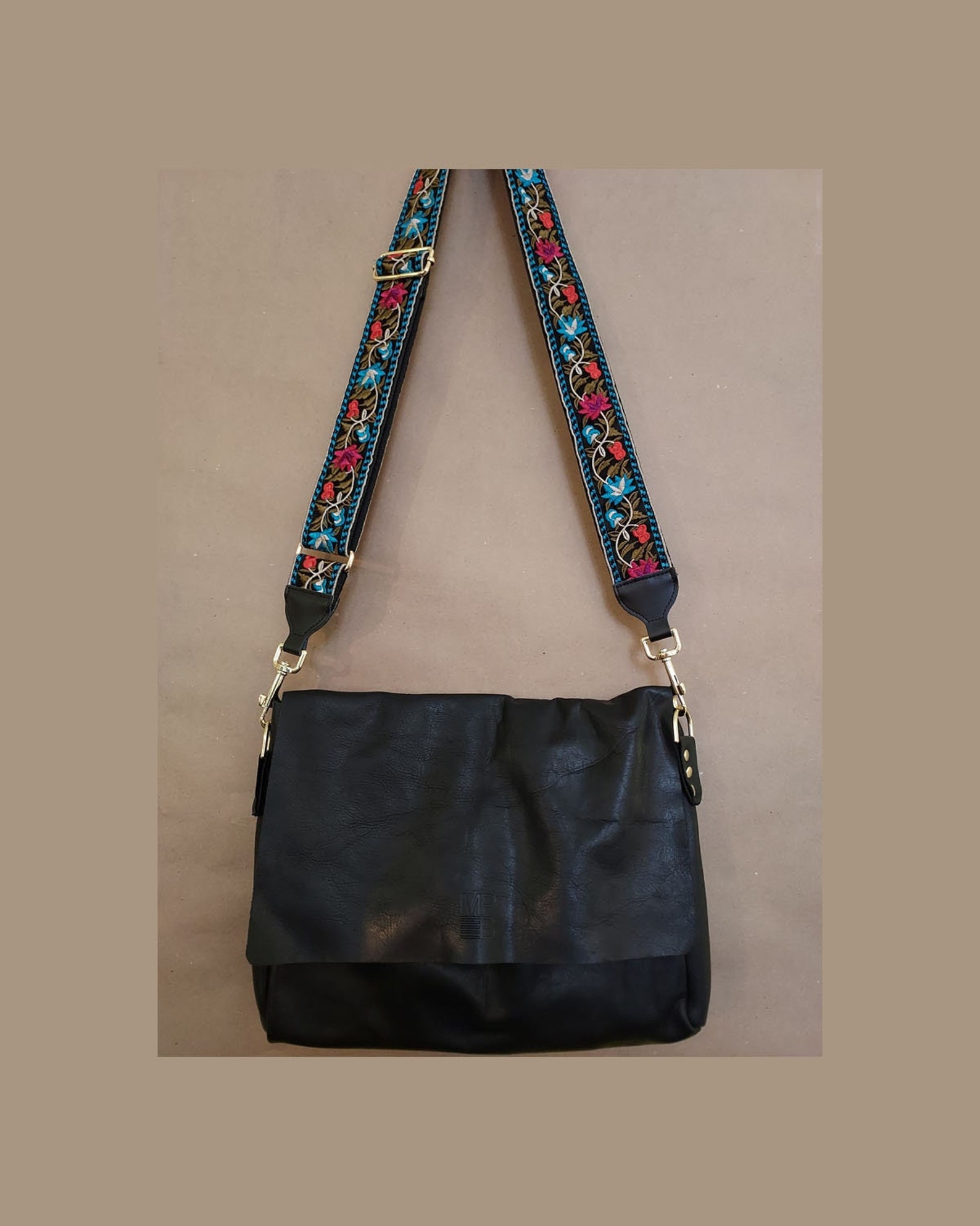 Leather Boho Computer Laptop Shoulder Crossbody Bag Purse Tote With ...