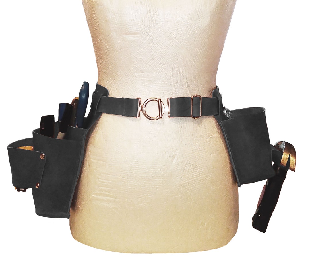 Leather Interior Designer Tool Belt, Adjustable Pockets - Etsy