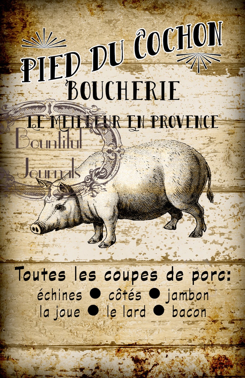 Signs of Provence France Printable: French Country Printable, Vintage ...