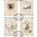 French Country Digital Journal Backgrounds Kit; Junk Journals; France ...