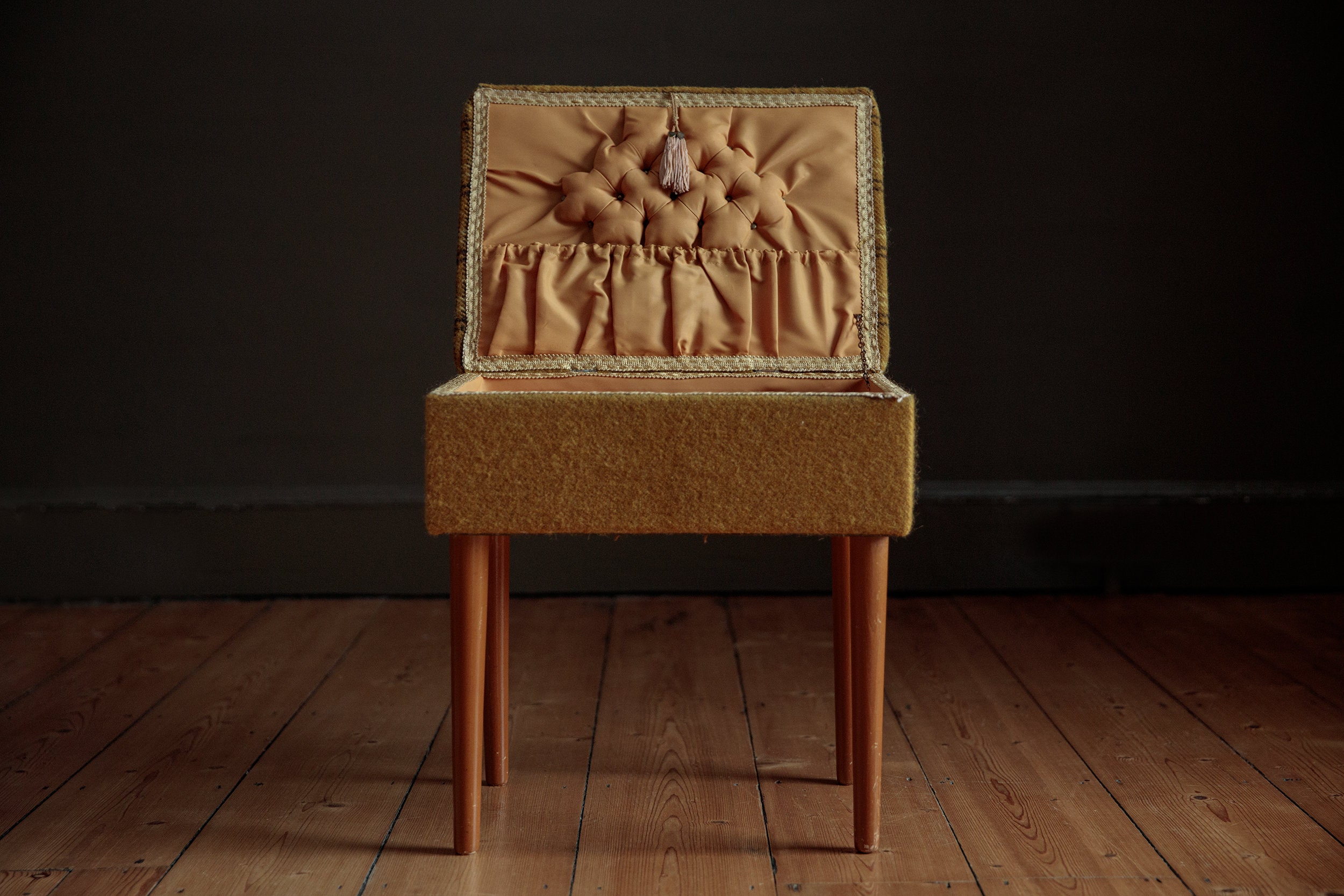 Vintage Sewing Box Stand Mid Century Home Classic Aesthetic - Etsy