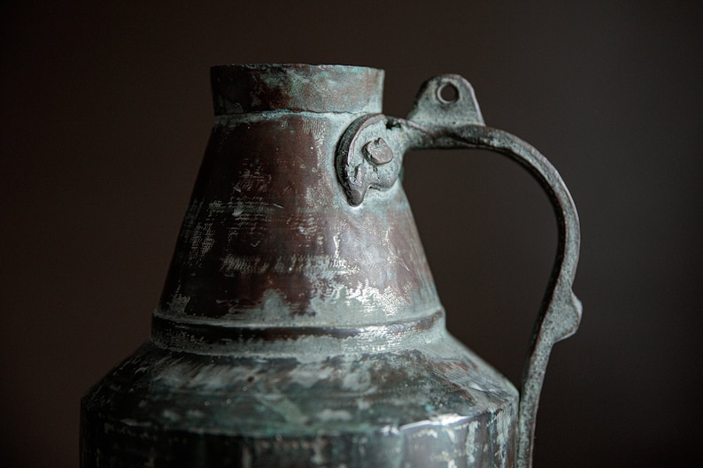 Antique Aftabeh Ewer, Bronze Persian Jug, Large Decorative Pitcher - Etsy