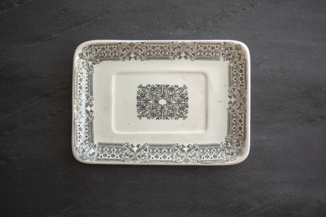 Antique Parisian Granite Ceramic Dish by T.G & F.B - Etsy
