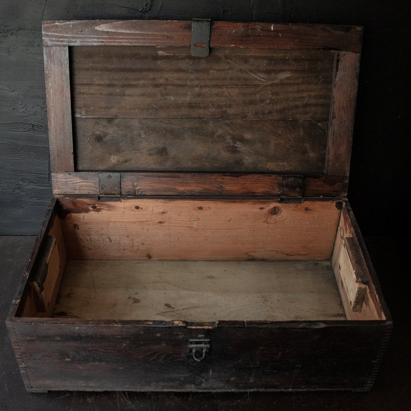 Rustic Wooden Chest - Etsy