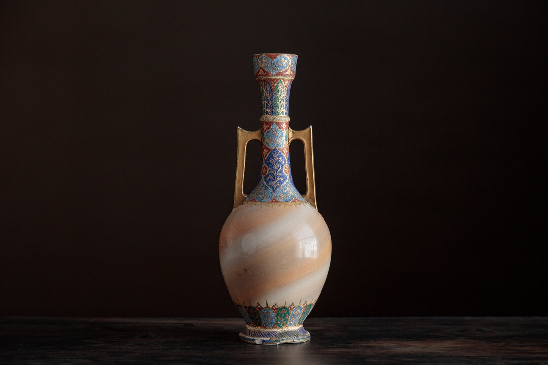 Antique Royal Bonn Vase, Wabi Sabi Ceramic Vase, Eclectic Home Decor - Etsy