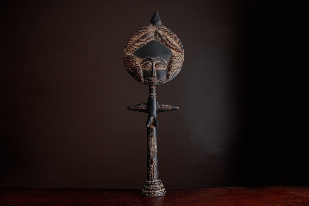 Vintage Akua 'ba Statue, Wooden Sculpture, African Folk Art - Etsy