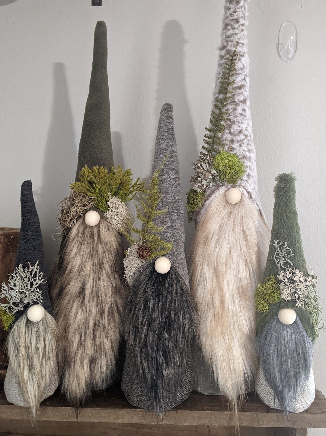 Forest Gnome, Woodland Gnome, Handmade Home Decor, Fall, Winter ...
