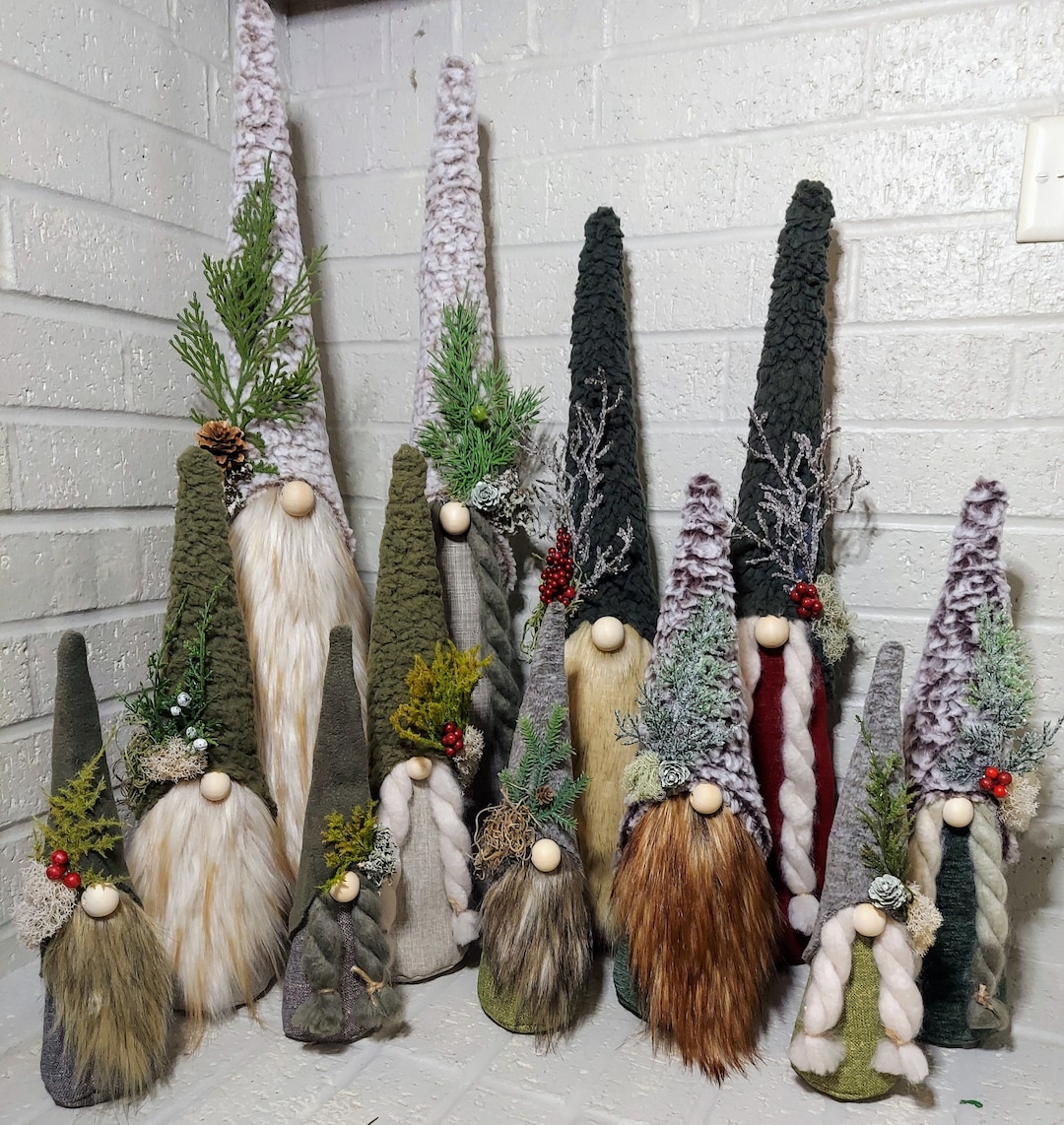 Holiday Gnome, Christmas Gnome Decoration, Handmade Home Decor, Fall ...