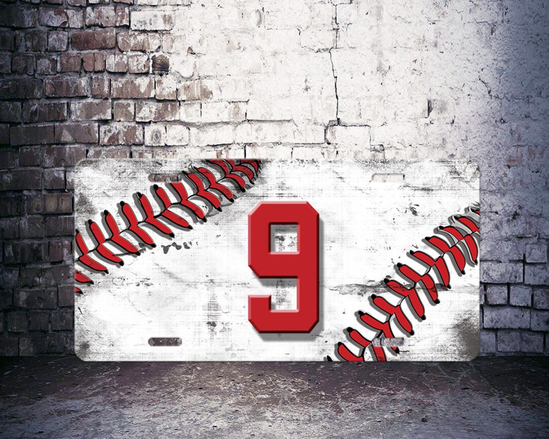 Distressed Baseball With Seam License Plate Sublimation File - JPEG ...