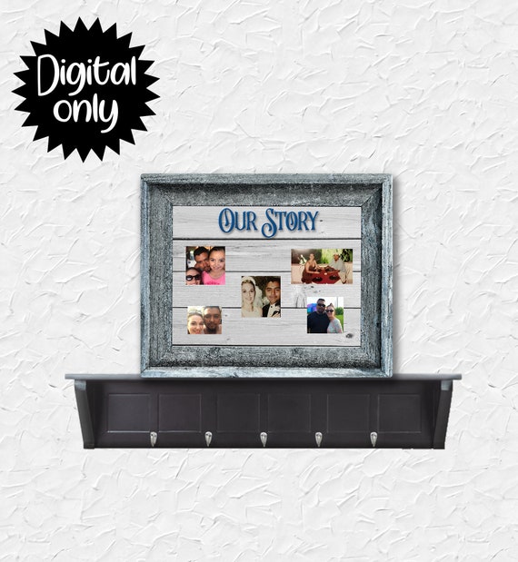 Our Story Wood Look Frame With Transparent Photo | Etsy