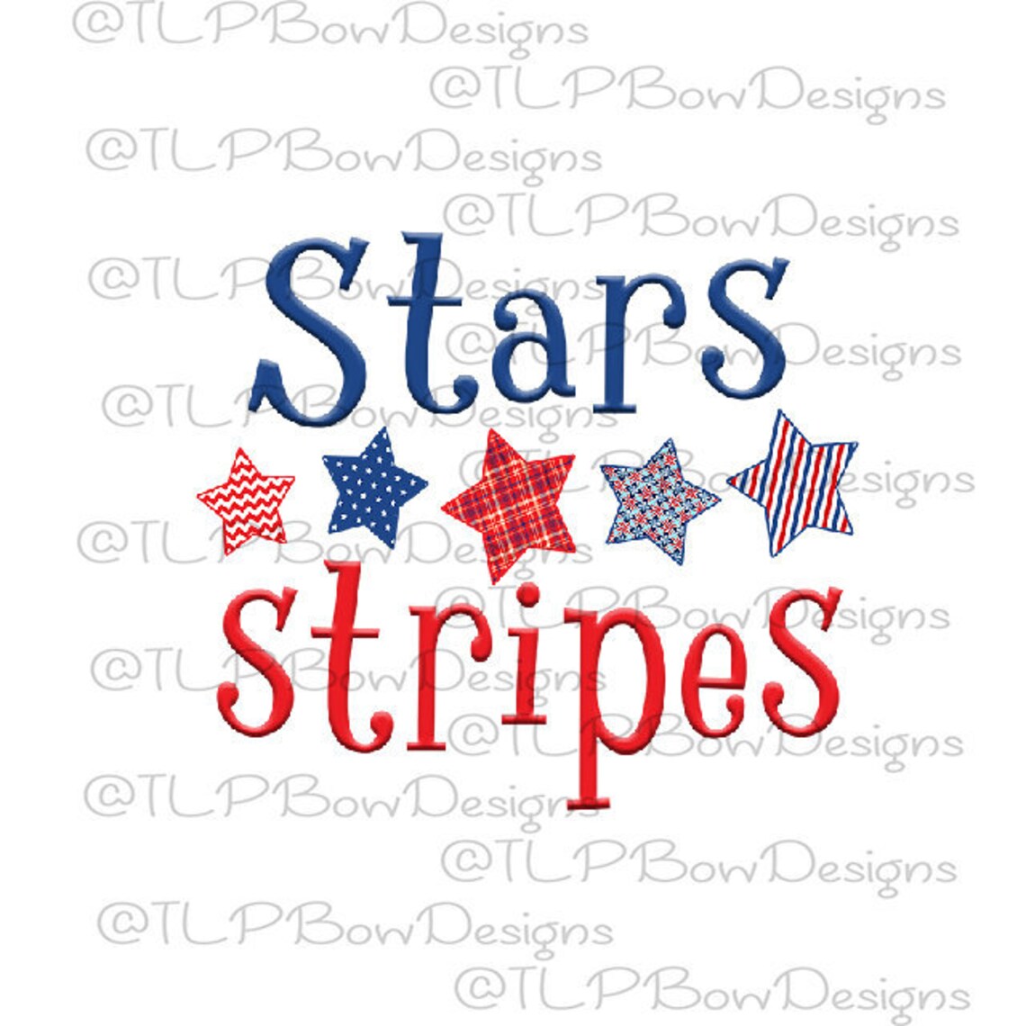 Stars Stripes Patch Stars 4th of July PNG File Download - Etsy