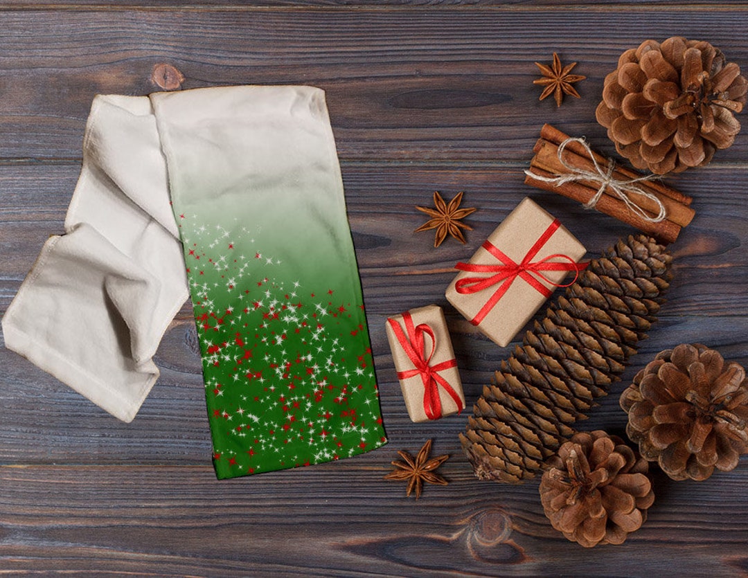 Red and White Sparkle Effect Ombre-scarf Design Download- JPEG File ...