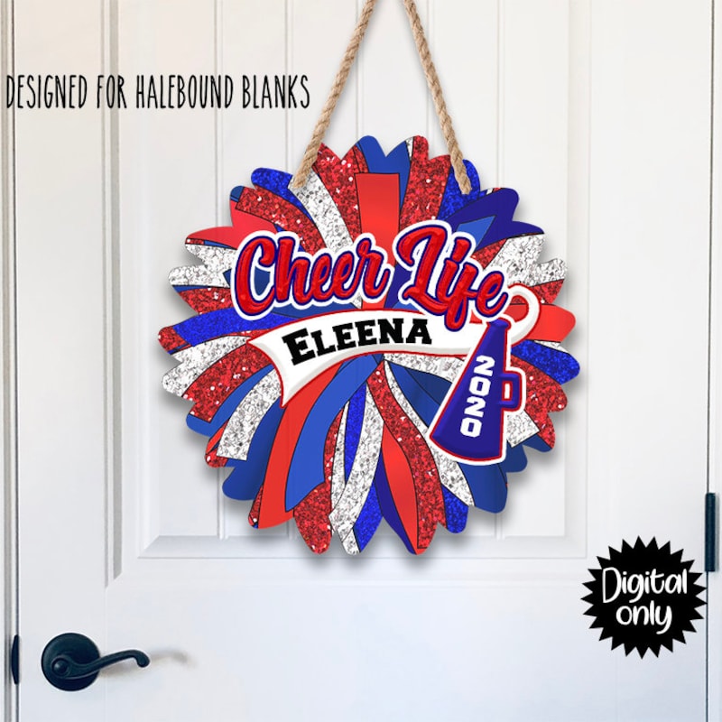 Cheer Door Hanger - Etsy
