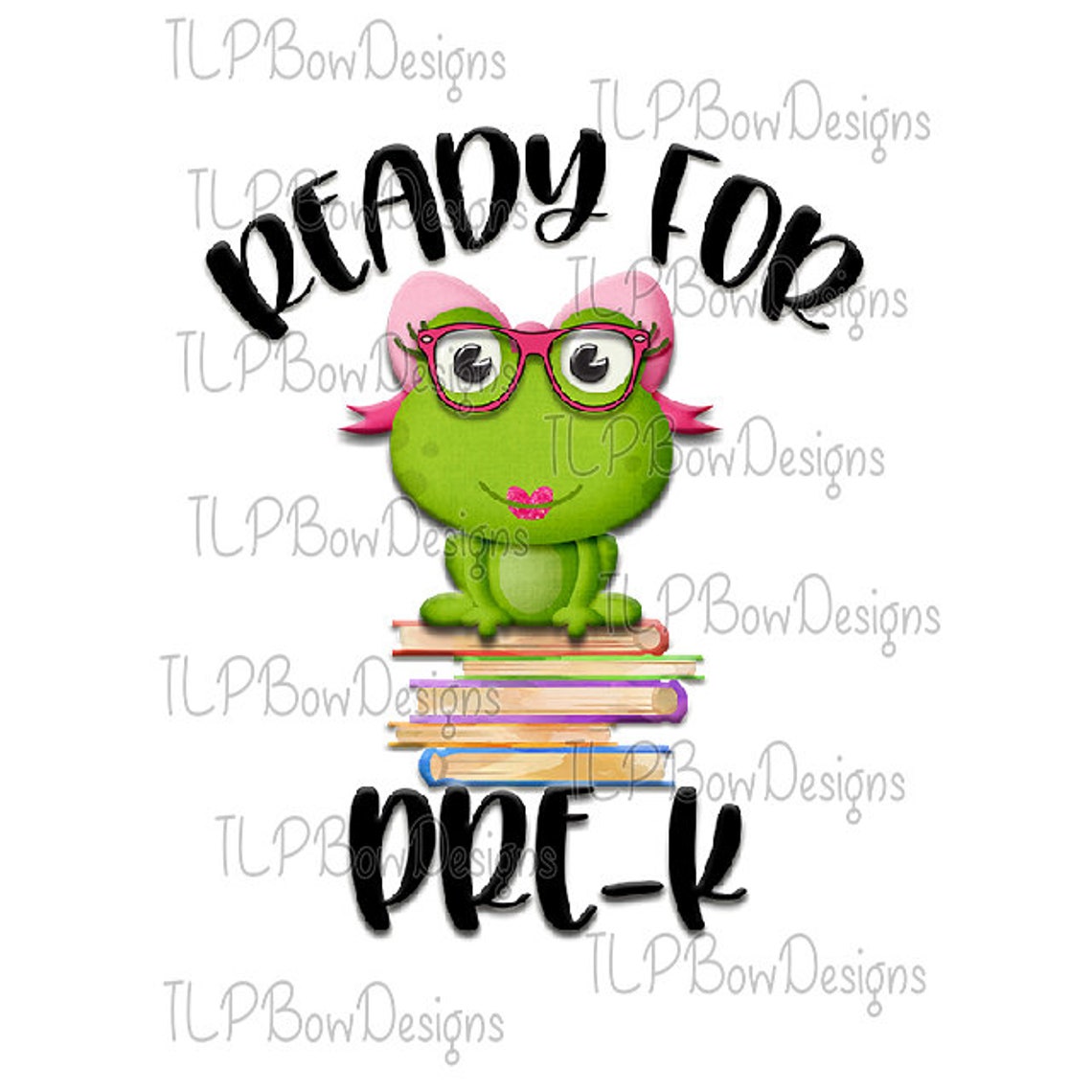 Ready for Prek School Frog back to School PNG File Download - Etsy