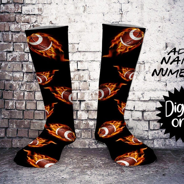 Football Sock Template - Etsy