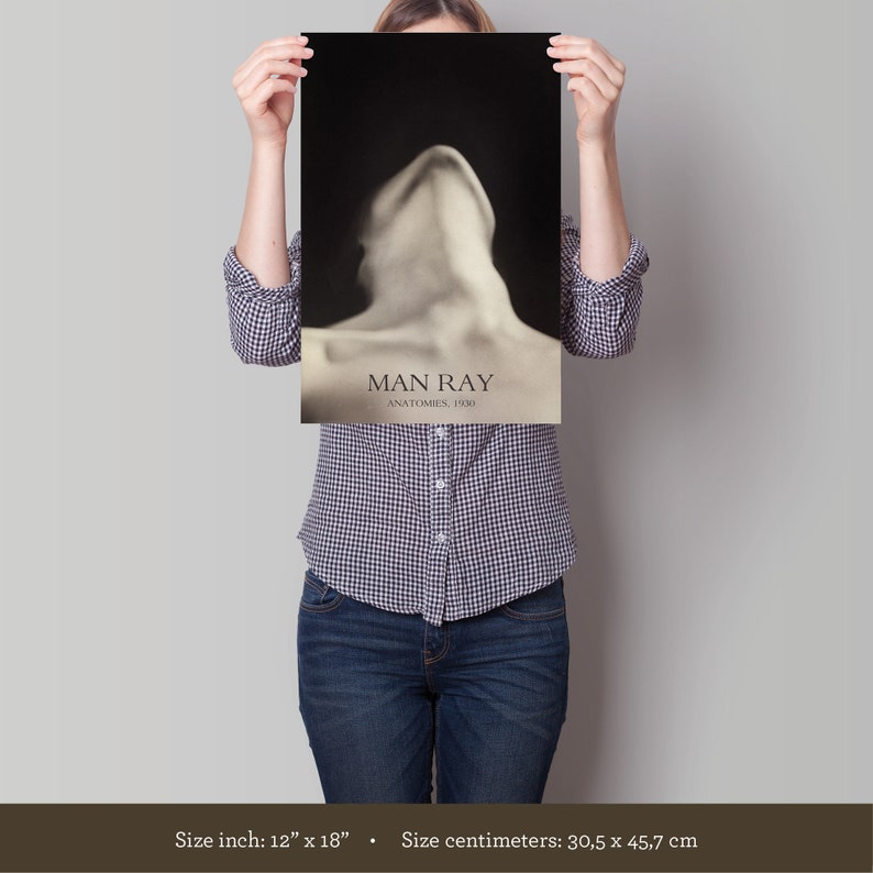 Man Ray Anatomies 1930 Surrealist Photography Poster - Etsy