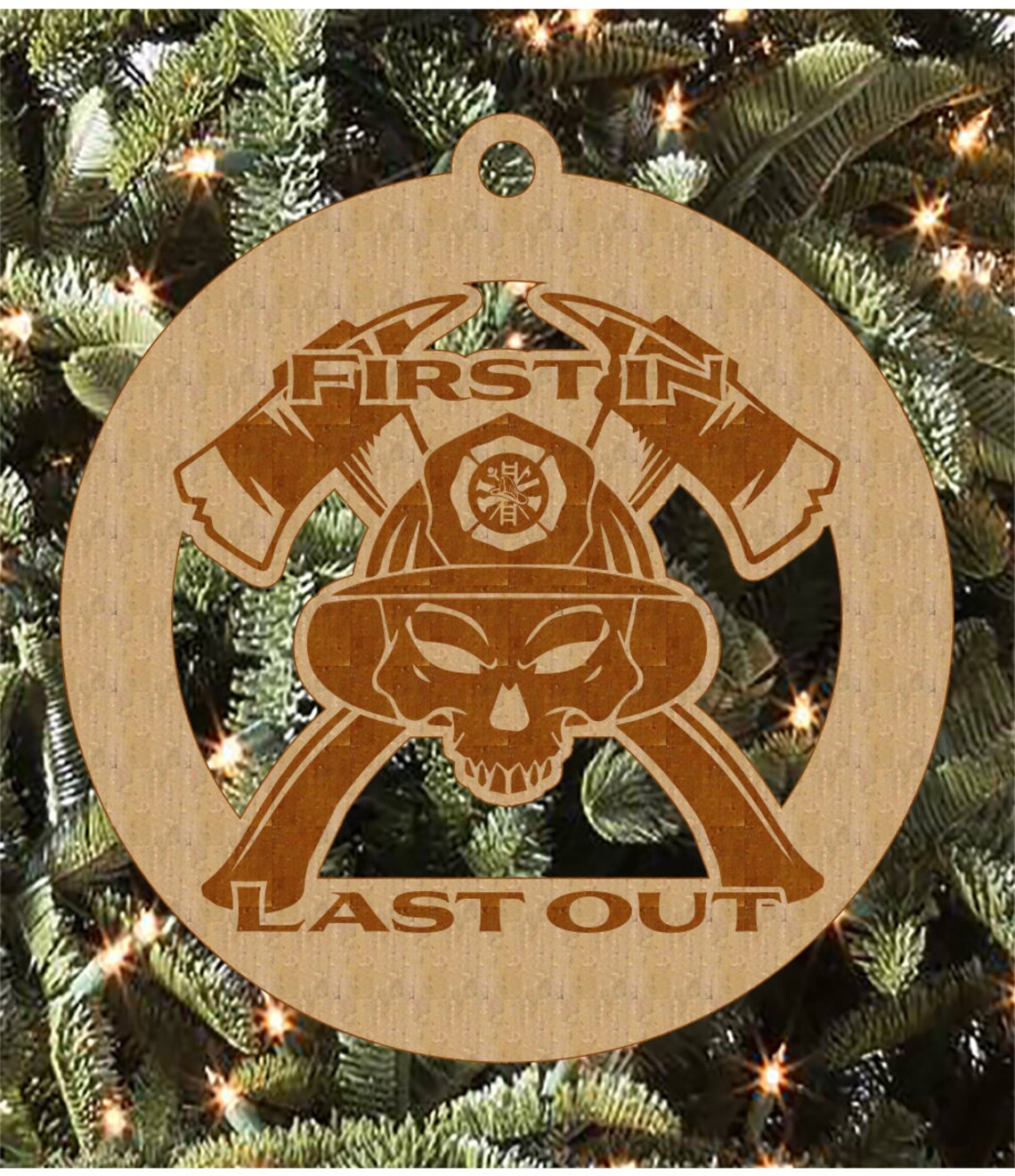 Firefighter Ornament Fire Department Ornament Christmas | Etsy