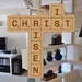 Scrabble Ornament, Christ is Risen, Game Ornament, Personalized ...