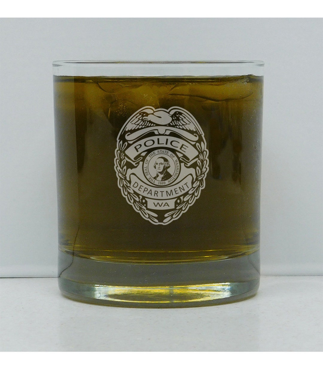Police Officer Whiskey Glass, Police Gift, Officer Gift, Personalized ...