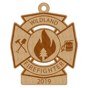 Wildland Firefighter Decoration, Wall Decoration, Firefighter Gift ...