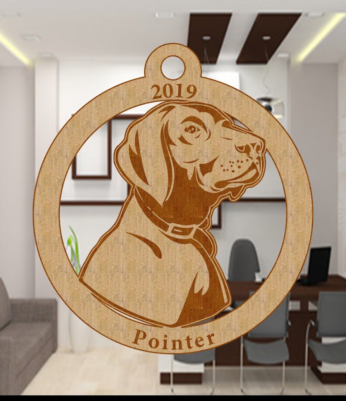 Pointer Ornament Dog Ornament Animal Ornament Wall Decor - Etsy