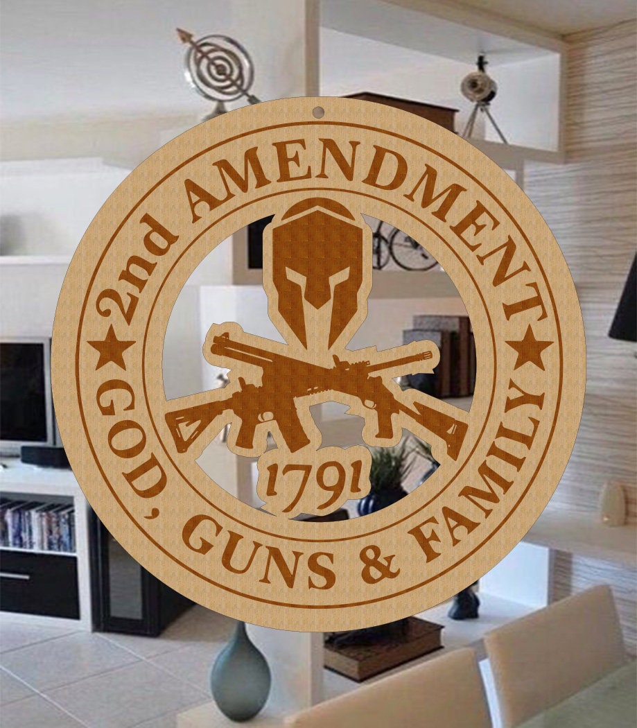Second Amendment Wall Art Christmas Ornament 2nd Amendment - Etsy