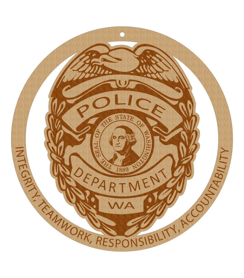 Police Officer Wall Decor, Police Gift, Police Department Gift ...