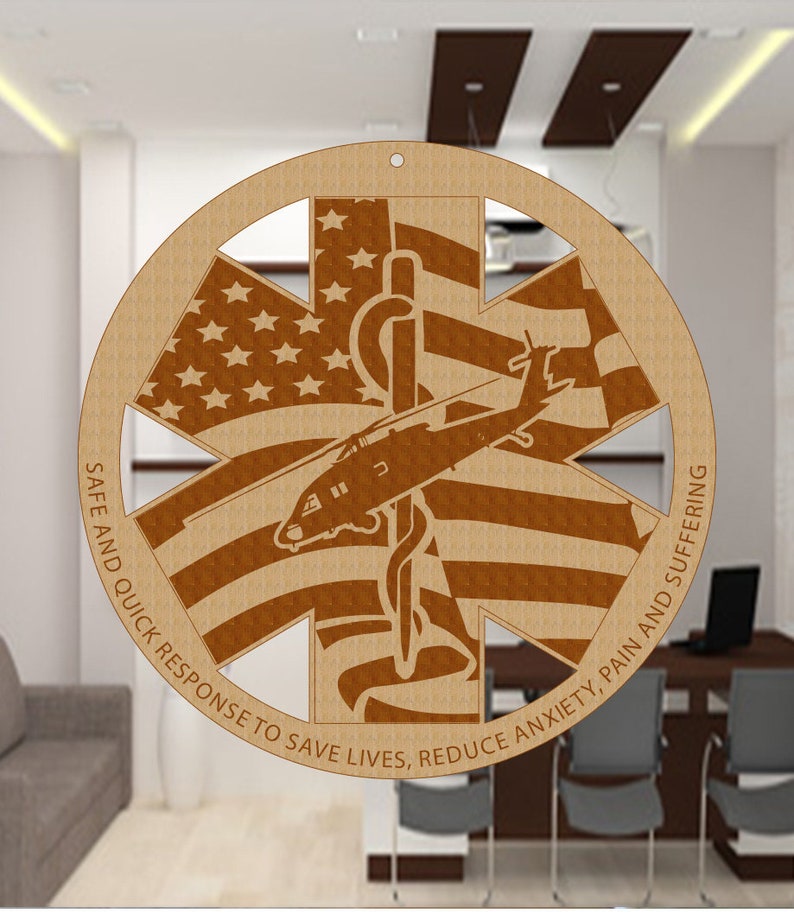 Flight Medic Wall Decor Flight Medic Gift Fire Department - Etsy