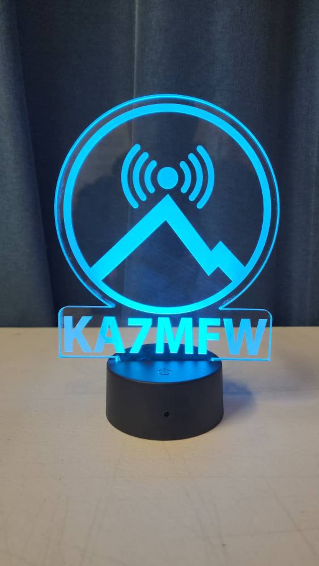 HAM Radio Callsign LED Sign, Amateur Radio, HAM Radio, Acrylic Sign - Etsy