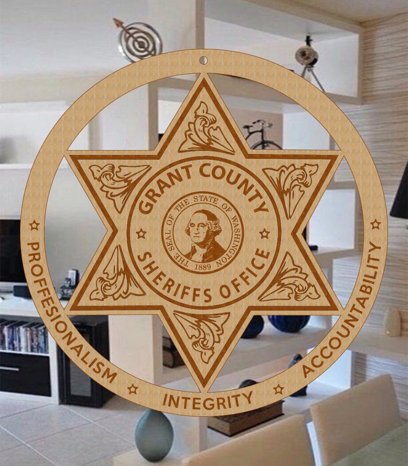 Deputy Sheriff Wall Decor Deputy Gift Sheriff Gift Sheriff | Etsy