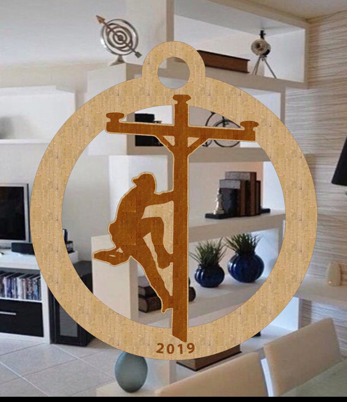 Lineman Wood Decoration Lineman Wall Decor Personalized Wood | Etsy