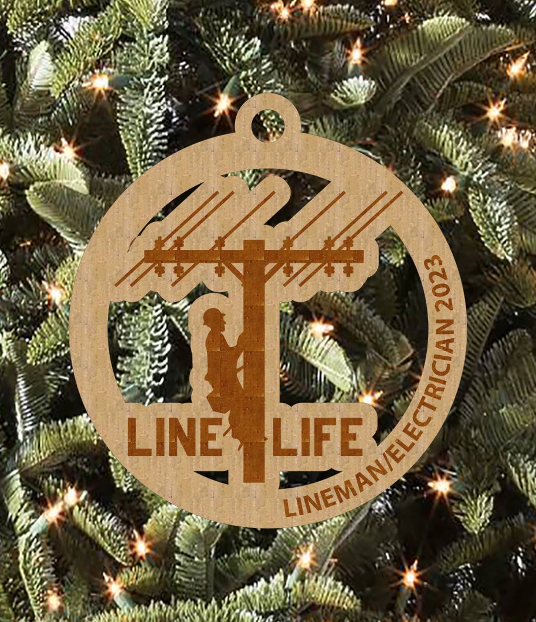 Lineman Wood Decoration, Line Life, Lineman Wall Decor, Personalized ...