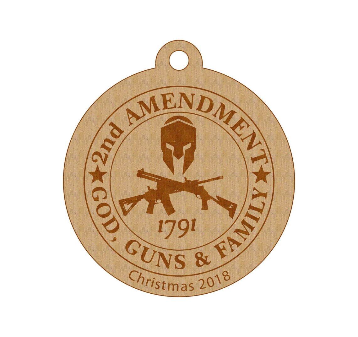 Second Amendment Ornament Christmas Ornament 2nd Amendment - Etsy