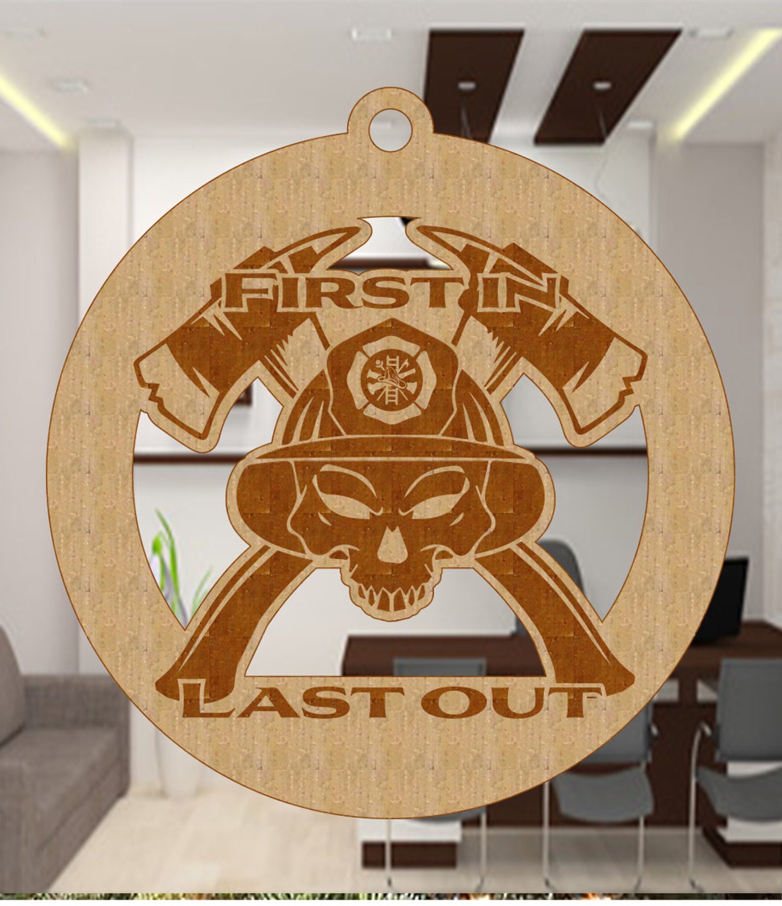 Firefighter Ornament Fire Department Ornament Christmas | Etsy