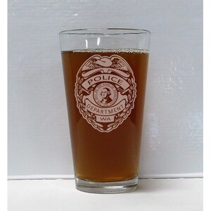 Police Officer Whiskey Glass, Police Gift, Officer Gift, Personalized ...