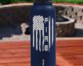 Army on Distressed Flag First Responder Essential 20 Ounce - Etsy