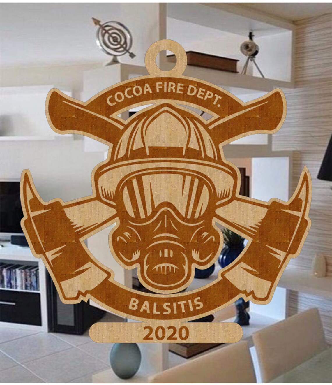 Firefighter Ornament Fire Department Ornament Christmas - Etsy