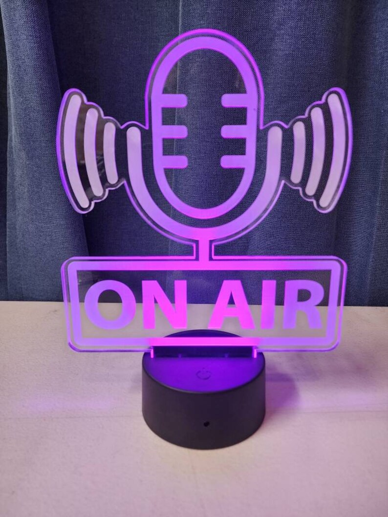 HAM Radio on Air LED Lights Acrylic Sign Battery or USB - Etsy