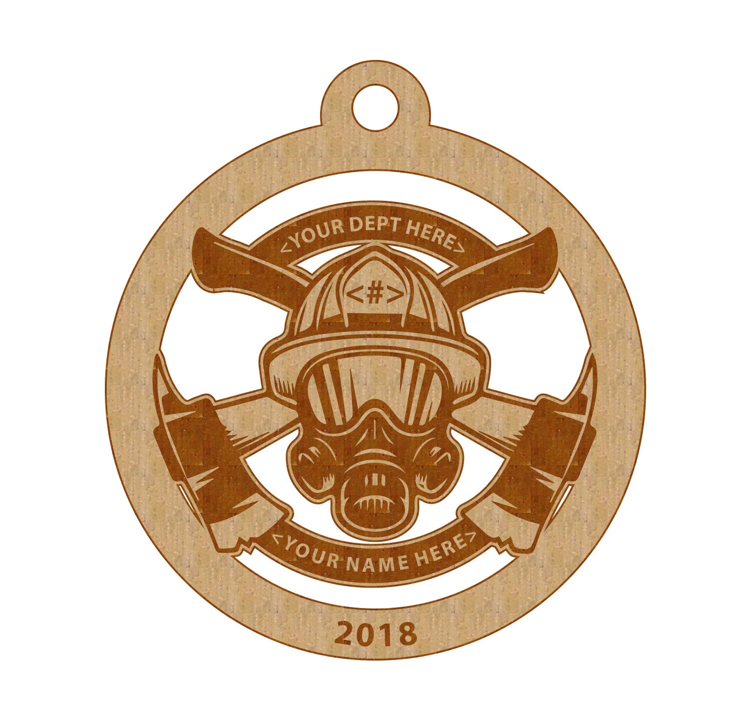 Firefighter Ornament Fire Department Ornament Christmas | Etsy