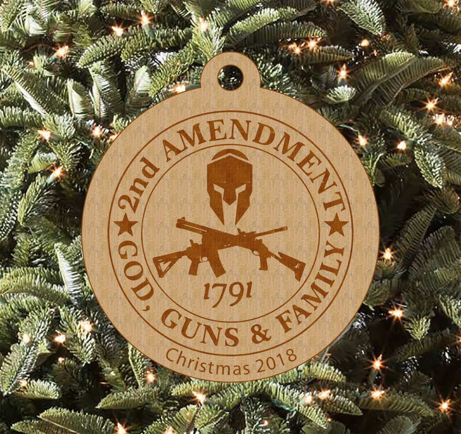 Second Amendment Wall Art Christmas Ornament 2nd Amendment - Etsy